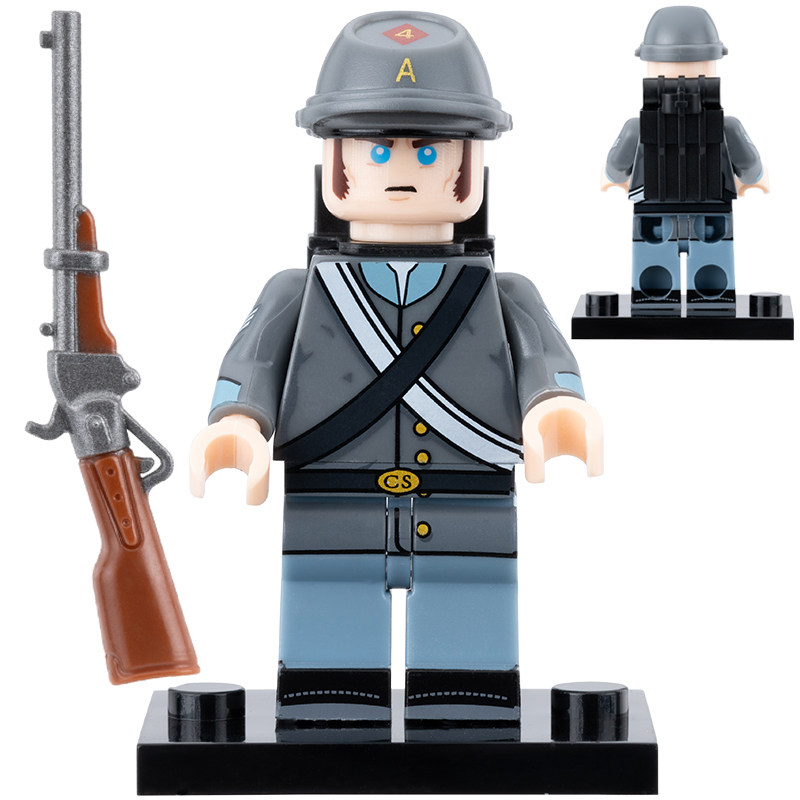 Compatible with LEGO American Civil War Infantry Regiment Soldiers ...