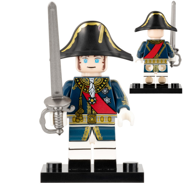 Compatible with LEGO Napoleonic War General Marshal Duke third-party assembled building block ...