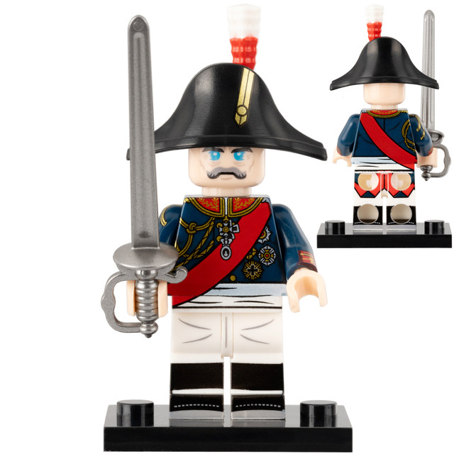 Compatible with LEGO Napoleonic War General Marshal Duke third-party assembled building block ...