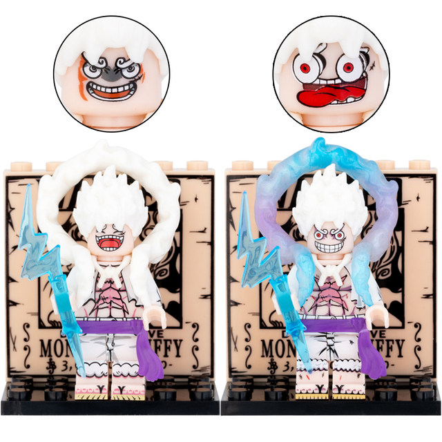 OP One Piece Five Luffy Nica form third -party assembly building blocks ...