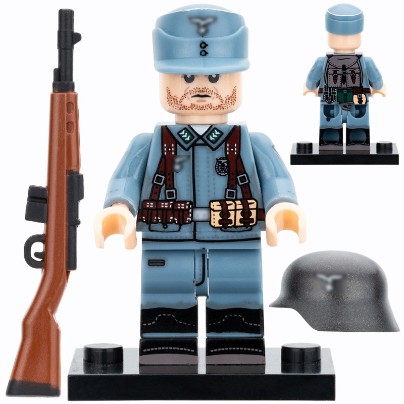 Compatible with LEGO military war honor guard camouflage soldier field ...