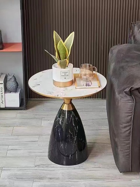 Modern simplicity rock board home coffee table living room living room sofa side of the sofa ...