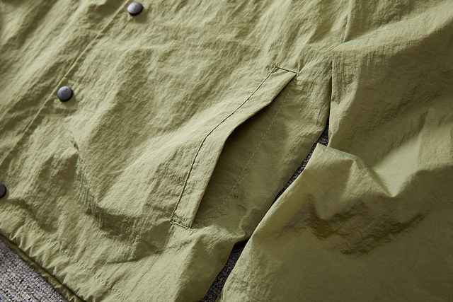 Original C designer! Japan buttoned fabric lightweight waterproof ...