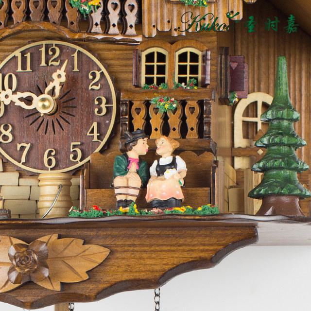 Saint -time Jialing Sali Bird Bird Clock Villa Gurgu bell quiet ...
