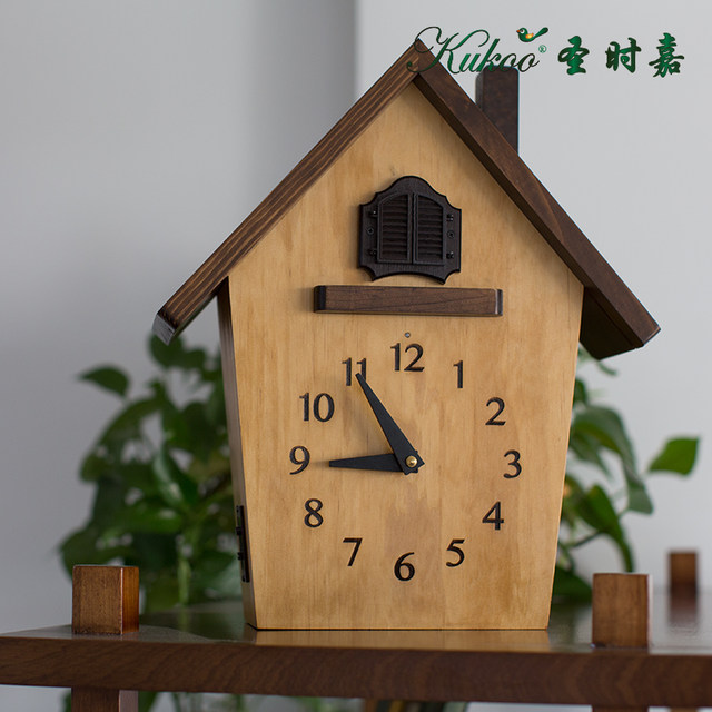 European-style simple cuckoo clock living room cuckoo clock pastoral ...