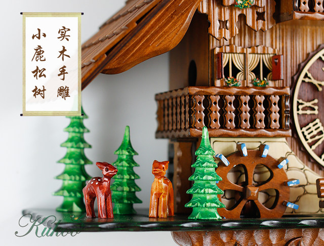 Couple models cuckoo clock cuckoo wall clock European-style Chinese ...