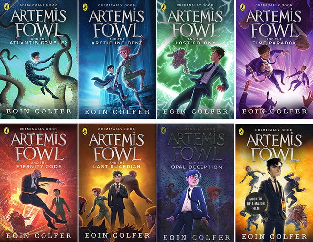 Artemis Fowl Artemis Fowl Artemis Original English 8-volume gift box ...