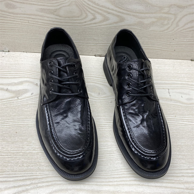 Broken code shoes special price genuine leather men's toe-layer leather ...