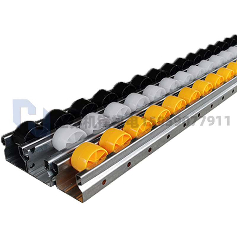40x33 Reinforced Sheet Metal Slide Rail - Aluminum Alloy Frame & Rollers