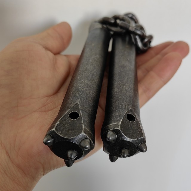Special hard tungsten alloy steel meteor gallbladder nunchaku sleeve ...