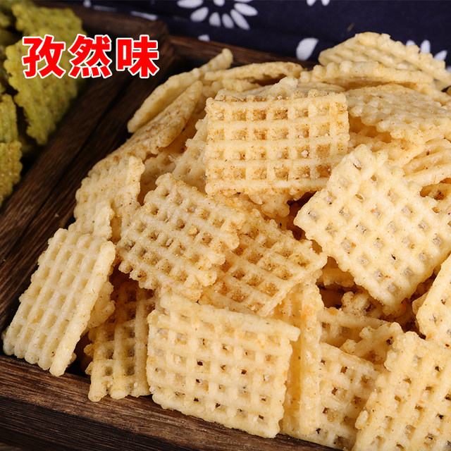 Shaanxi specialty crispy rice snacks small package spicy flavor bulk ...