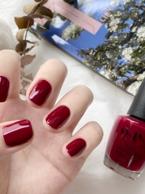 OPI nail polish F62 purple red wine red whitening long-lasting manicure ...