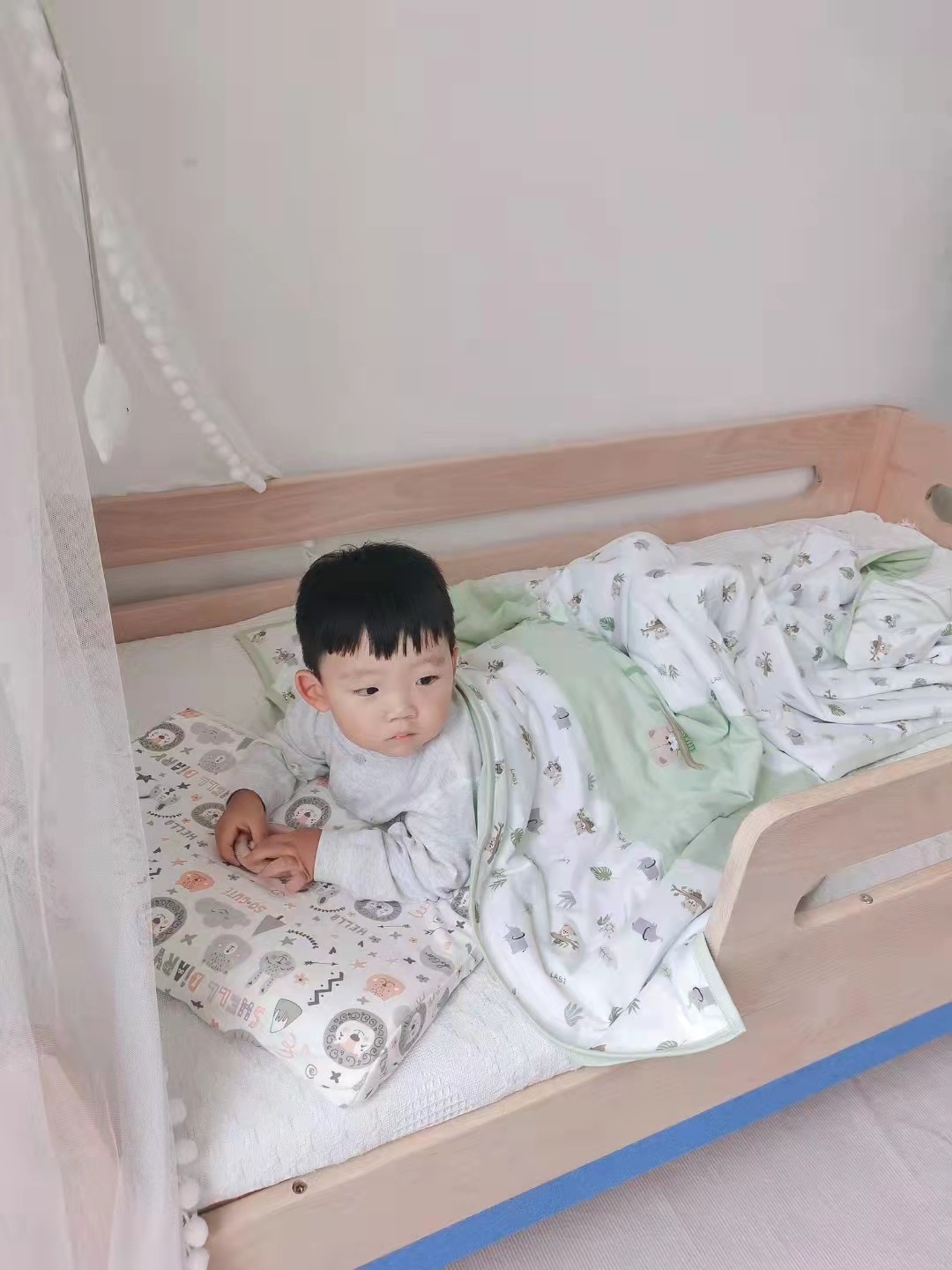 Labi Baby Quilt - Sommer Baumwoll-Klimaanlagen-Quilt für Säuglinge ...