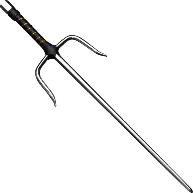 Silver high-quality double iron ruler, solid steel weapon, martial arts ...