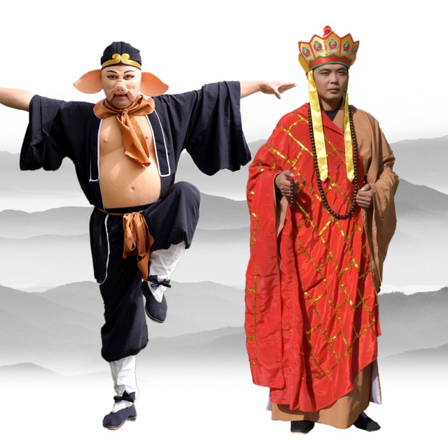 Sun Wukong, Monkey King, Bull Demon King, Pig Bajie, Tang Monk, Sha ...