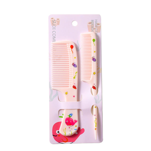 Cartoon animal comb baby children's pick comb girls hairdressing comb ...