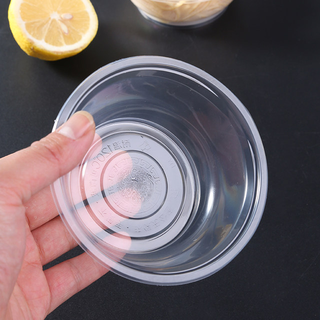 Disposable bowl plastic bowl without lid household commercial ...