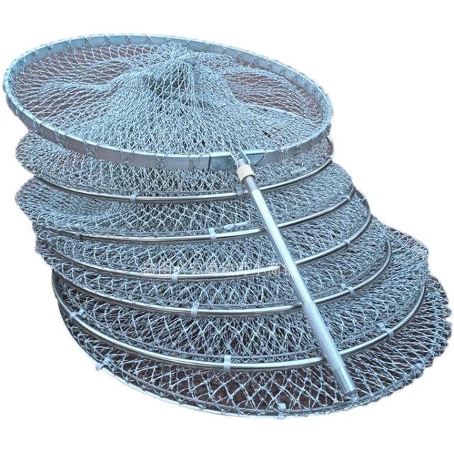 High-end thick and powerful horse-line fish protection net bag hand ...