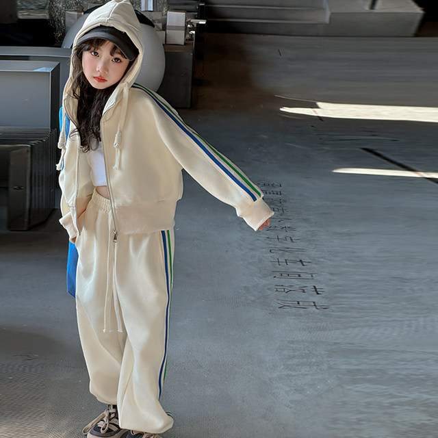 Girls Spring Clothing 2024 New Internet Celebrity Street Suits Girls ...