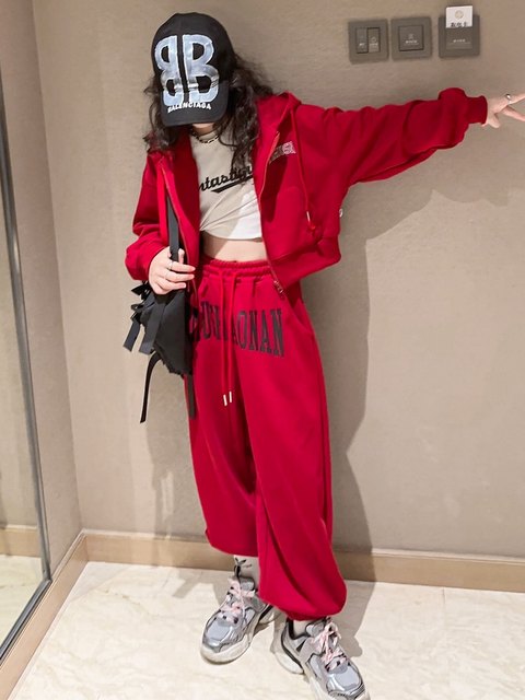 Girls' spring clothing fashionable and fashionable suit 2025 new ...