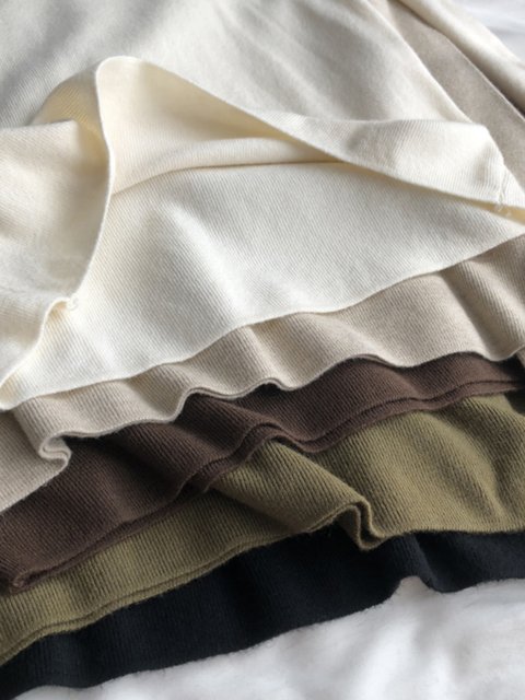 Five-color practical/half-collar slim-fit inner sweater with elasticity ...