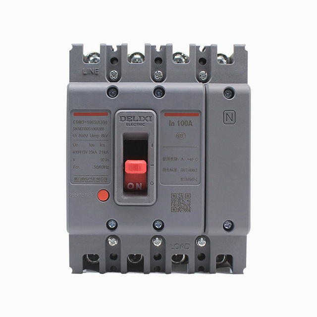 Delixi CDM3 open 100A plastic case circuit breaker 63 plastic case air ...