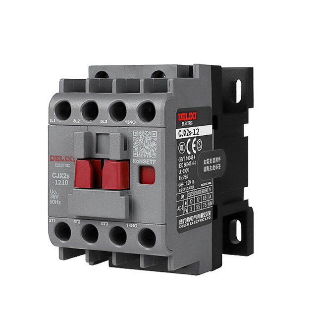 Delixi cjx2s-1210 AC contactor 220V1810 single-phase 380V3210 three-phase 25106511