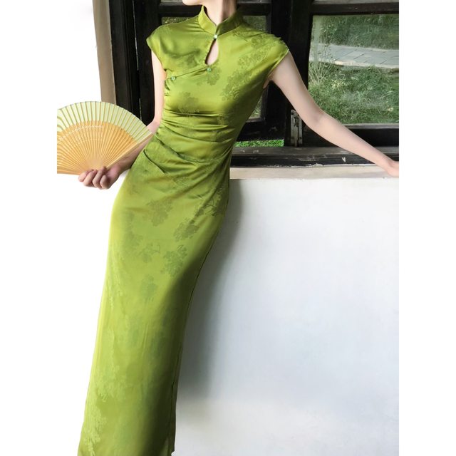 Juli's "Only This Green" New Chinese Style National Aesthetics Pleated ...