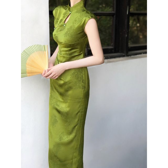 Juli's "Only This Green" New Chinese Style National Aesthetics Pleated ...