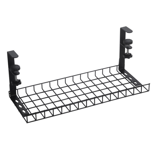 Under-the-desk storage slot router row plug-in storage rack under-desk ...