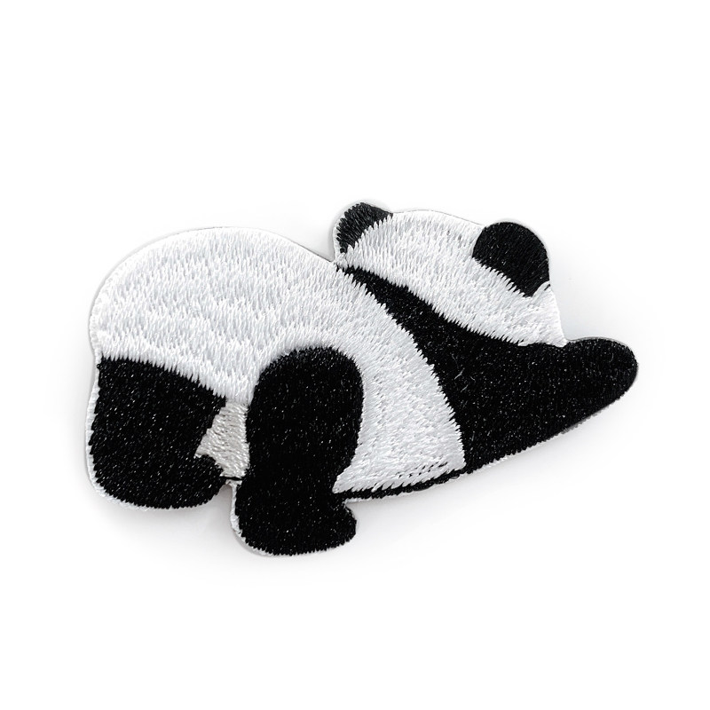 Pansi Xiaoxian'er Original Embroidery Panda Ironing Stickers DIY Repair