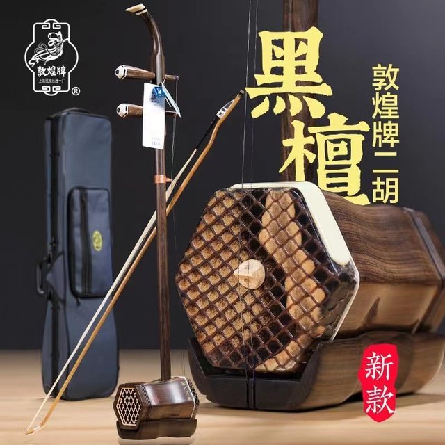 Dunhuang brand ebony erhu instrument new mahogany professional grade ...