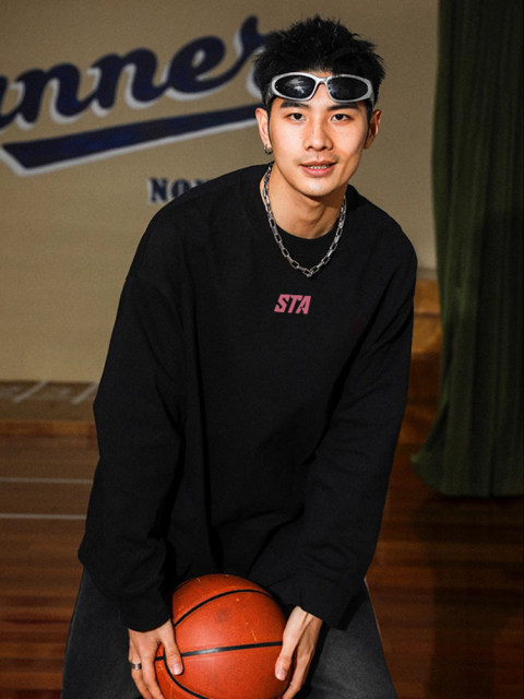 STA national fashion racing small logo spring and autumn tops trendy ...