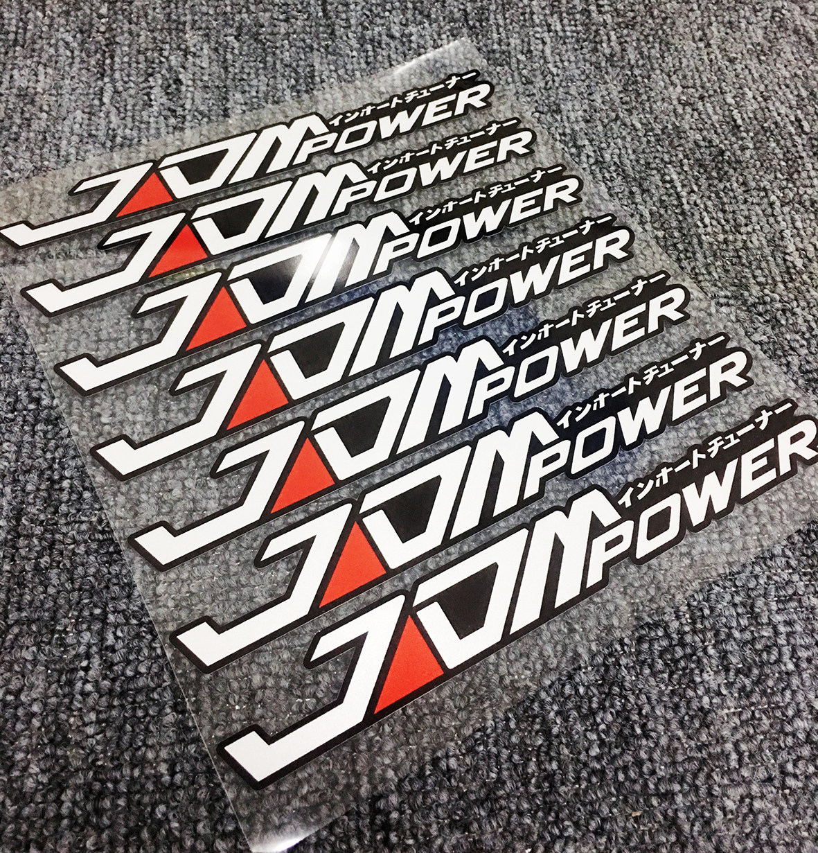 JDM Power Japanese Side Window Stickers | Rear Window Car Stickers ...