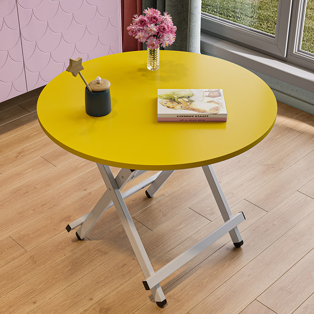 Furnishing simple and foldable tables small round tables to eat low ...
