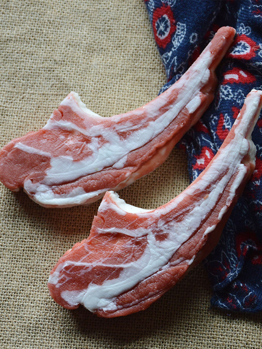 Realistic Lamb Chop & Leg Model - Raw Cut Prop for Display