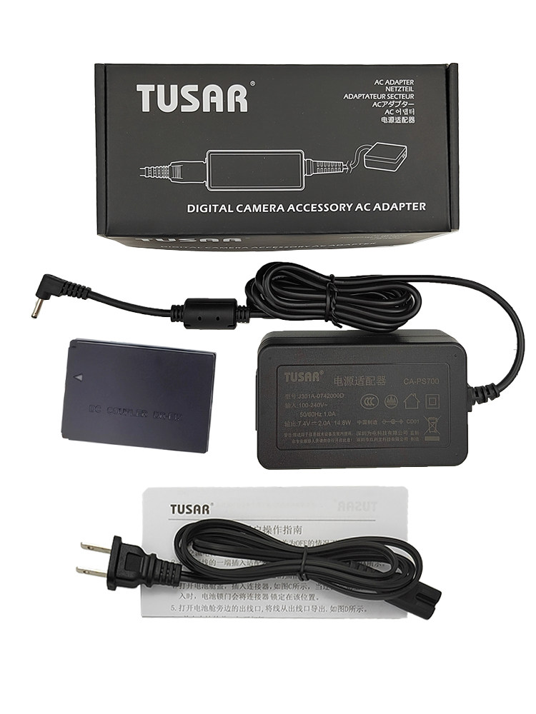 Tusar Netzteil für Canon EOS 100D Rebel SL1 SX70HS LP-E12