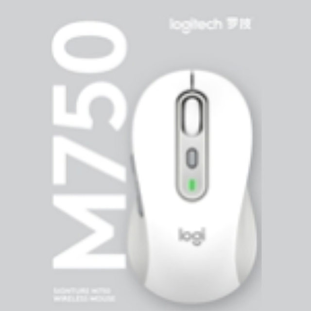 Logitech Select Series M750 Silent Wireless Mouse Bluetooth Size Hand ...