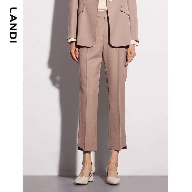 [Same style in shopping malls] LANDI Slim Fit Small Foot Suit Pants ...