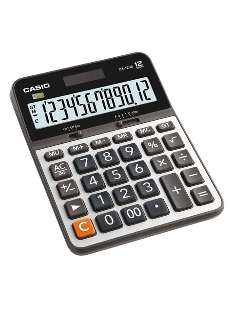 CASIO Casio DX-120B solar 12-digit desktop business office calculator ...