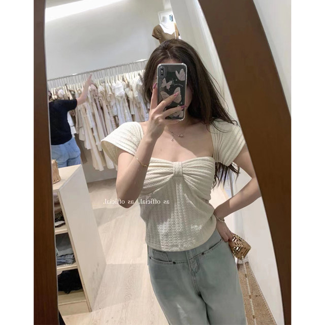 French retro high -level sensitivity Western qi temperament Slim ...