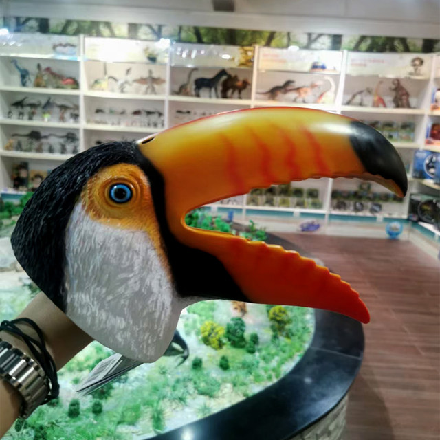 New Kaina genuine simulated animal model hand puppet crocodile shark ...