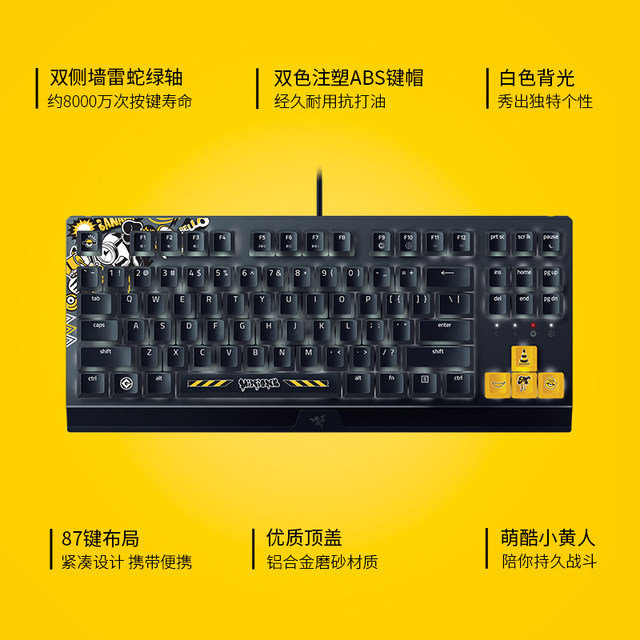 Razer Black Widow Competitive Edition TKL Minions Limited 87-Key Wired ...