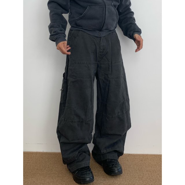 Daily1 heavy deconstruction design sensor pants American retro loose ...