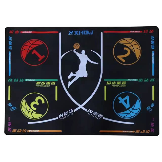Basketball training step mat soundproof indoor and outdoor home ...