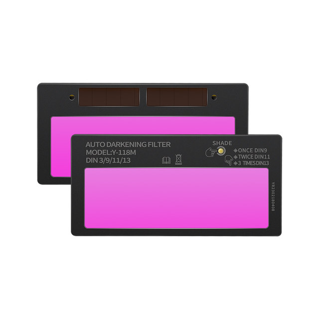 Adjustable genuine dark automatic welding dimming lens solar liquid ...