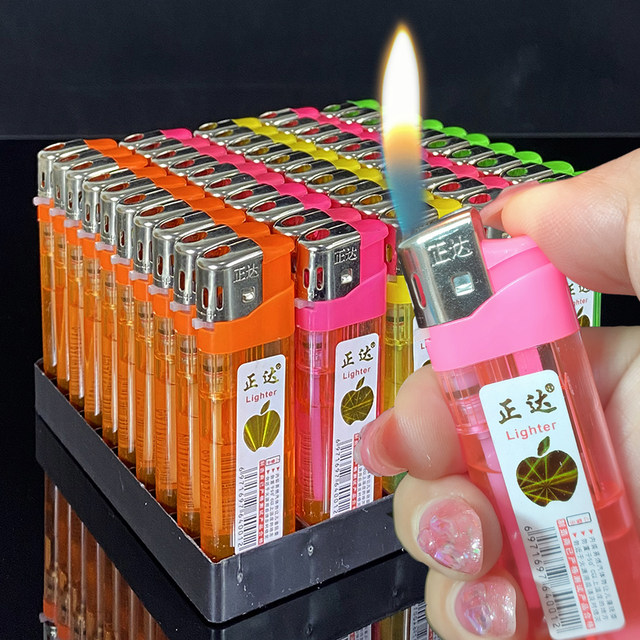 Zhengda brand wide version of the large five -color Minghuolian lighter ...