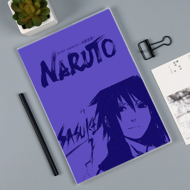 Animation peripheral Naruto rubber sleeve notebook Kakashi Sasuke ...