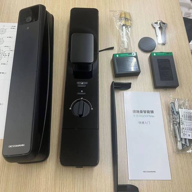 Deschmann Q50MproQ50FMAX Sentinel smart lock 3D face visible cat eye screen fingerprint lock ...