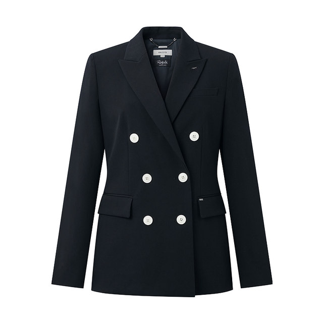 hazzys official flagship spring and autumn double-breasted women's ...